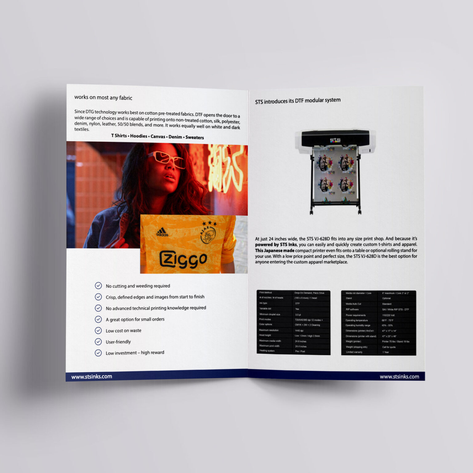 STS Inks Booklet for Direct To Film (DTF) Printing Solutions - Media ...